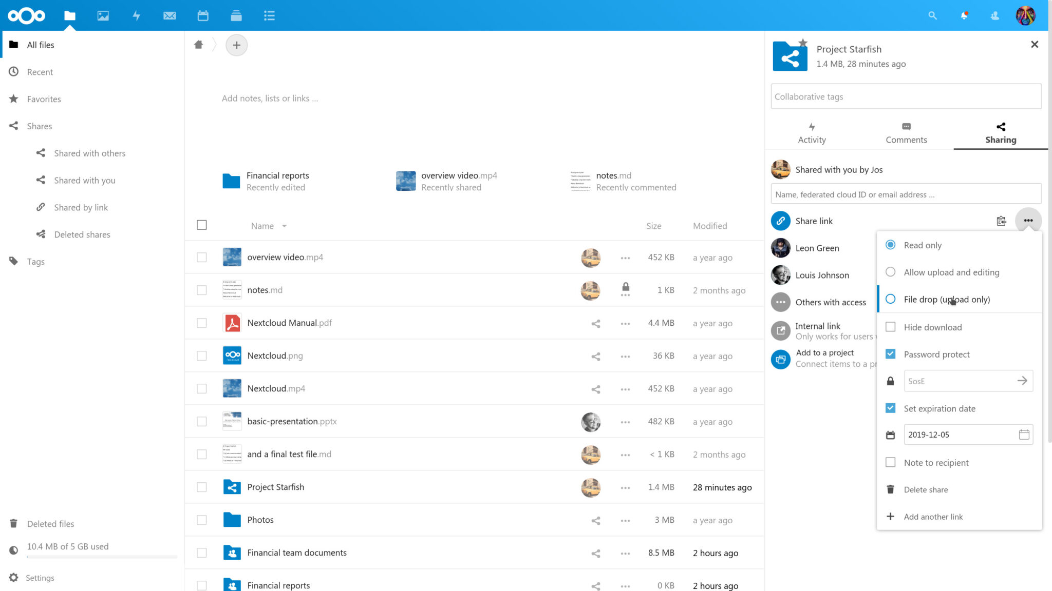 NextCloud 18 NextCloud 18